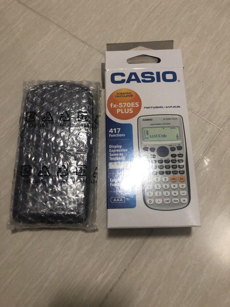 Casio Calculator fx 570ES plus, Hobbies & Toys, Stationery & Craft ...