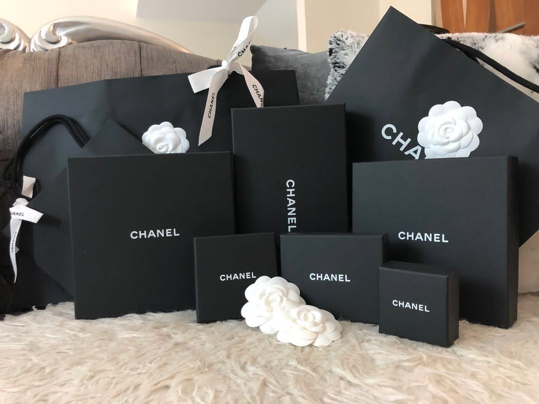 Chanel Boxes and Paper Bag, Everything Else on Carousell