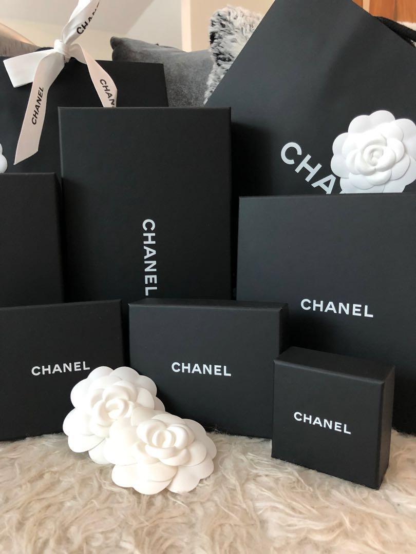 Chanel Boxes and Paper Bag, Everything Else on Carousell