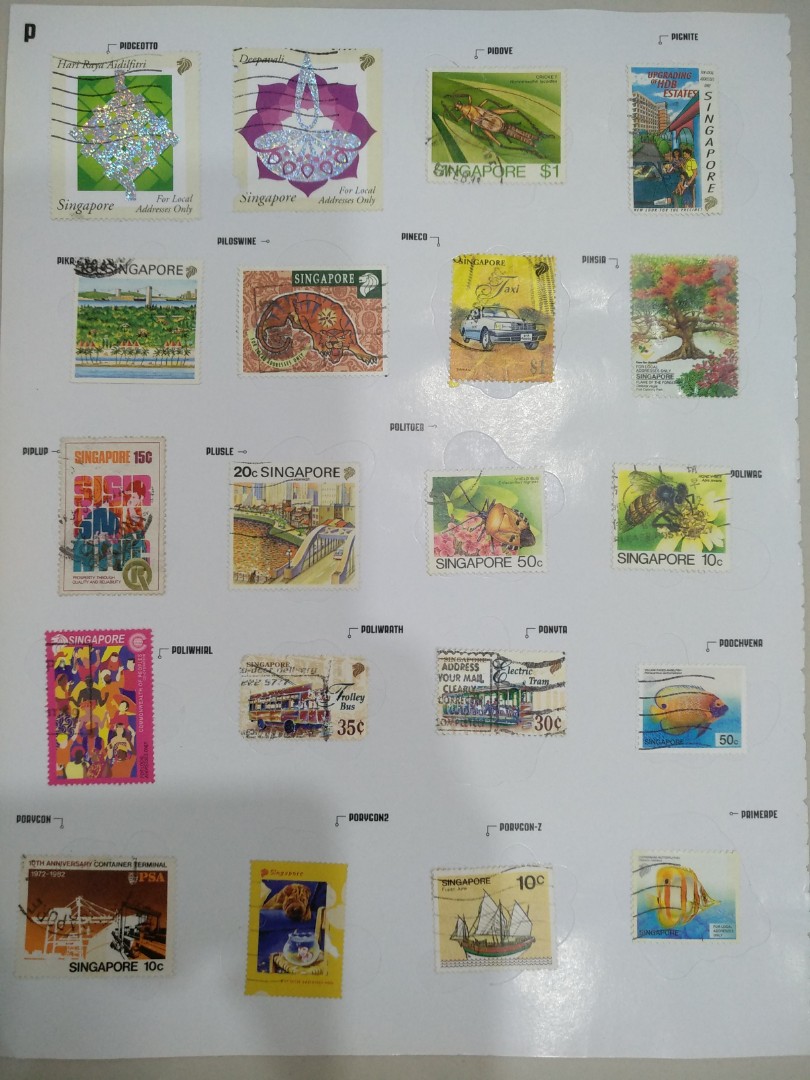 Collection of Singapore stamps, Hobbies & Toys, Collectibles ...