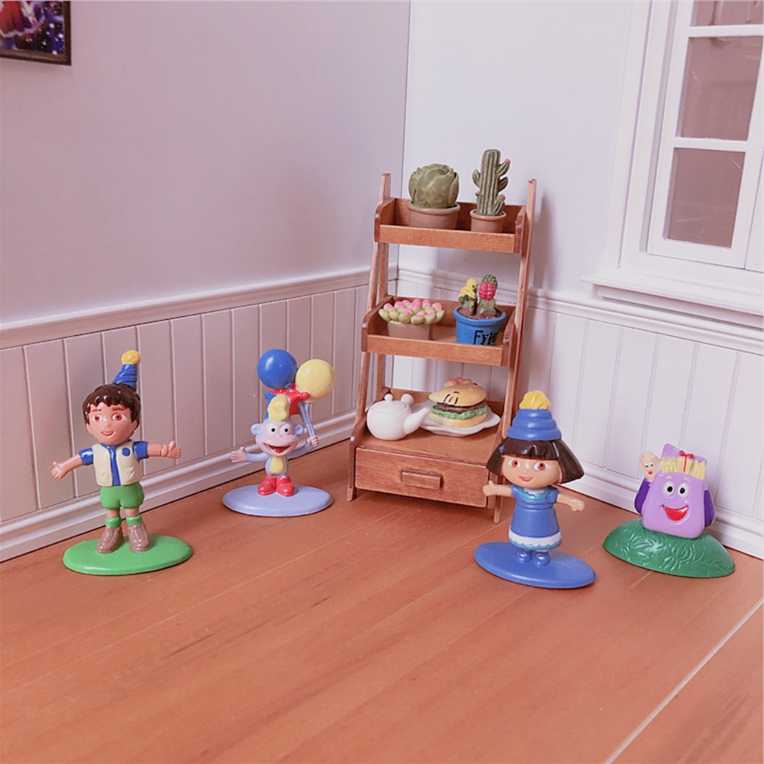 Dora the Explorer / Diego / Backpack / Boots Cake Toppers / Figurines ...