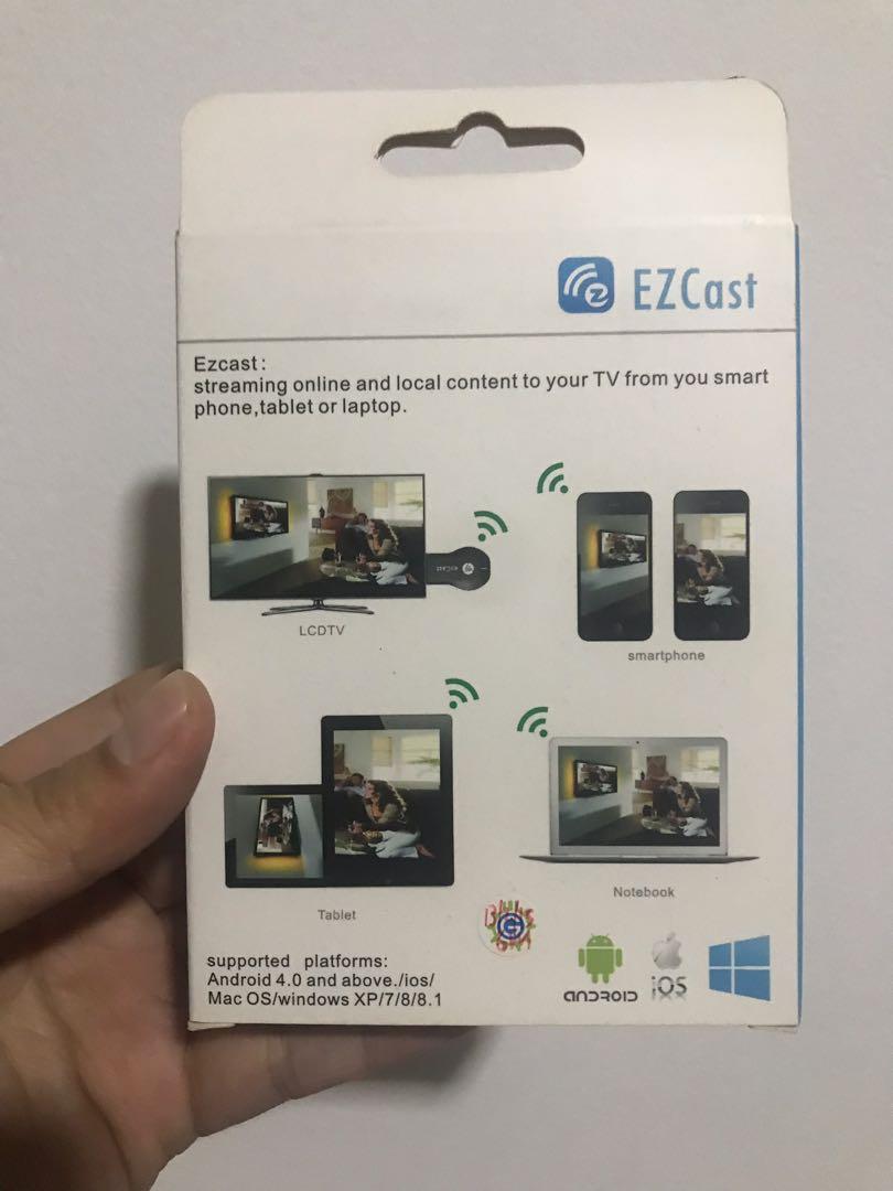 EZ Cast - Mirror device to your screen, Computers & Tech, Parts ...