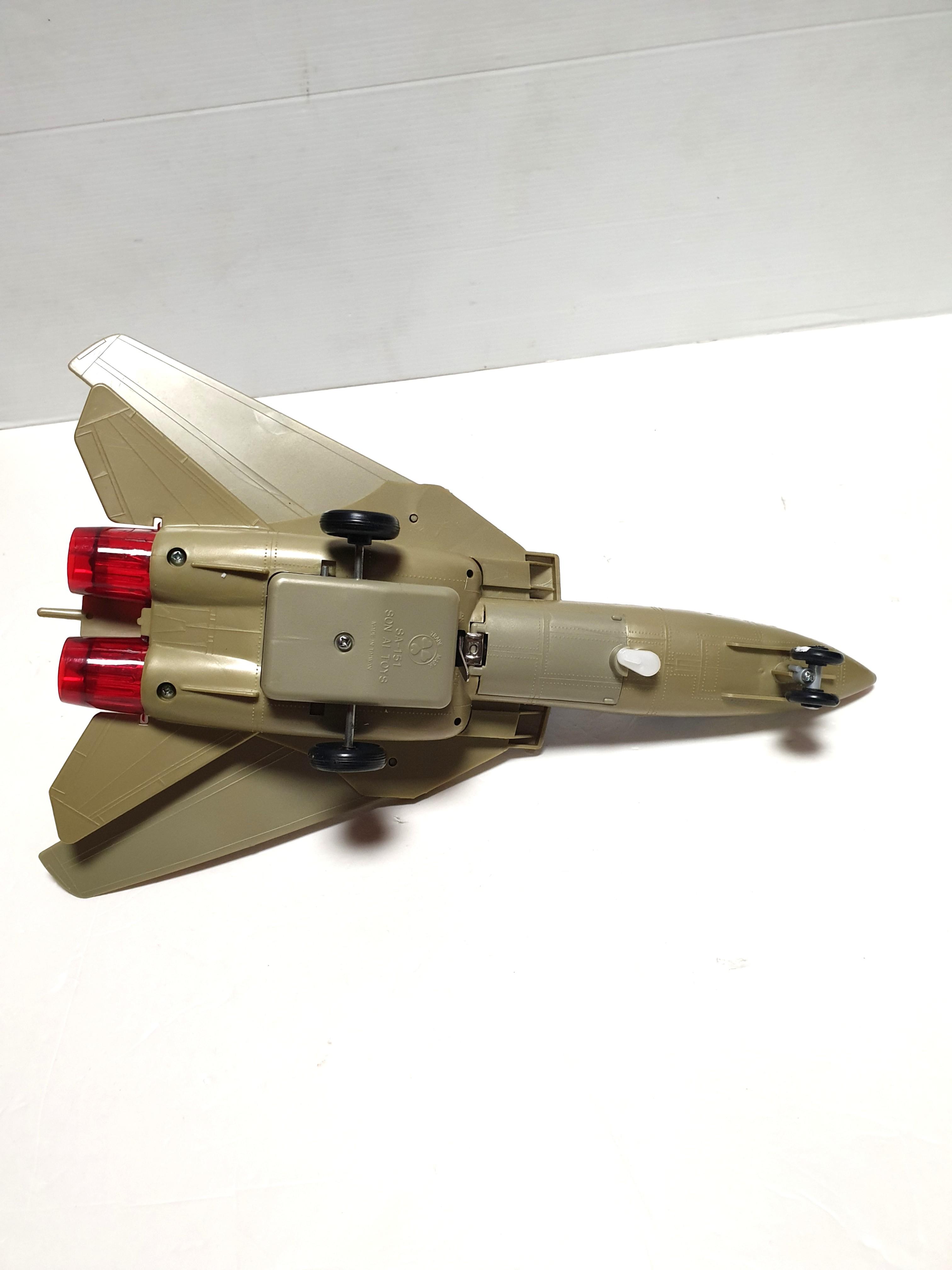 F14 TOMCAT BATTERY OPERATED TIN TOY PLANE, Hobbies & Toys, Toys & Games ...