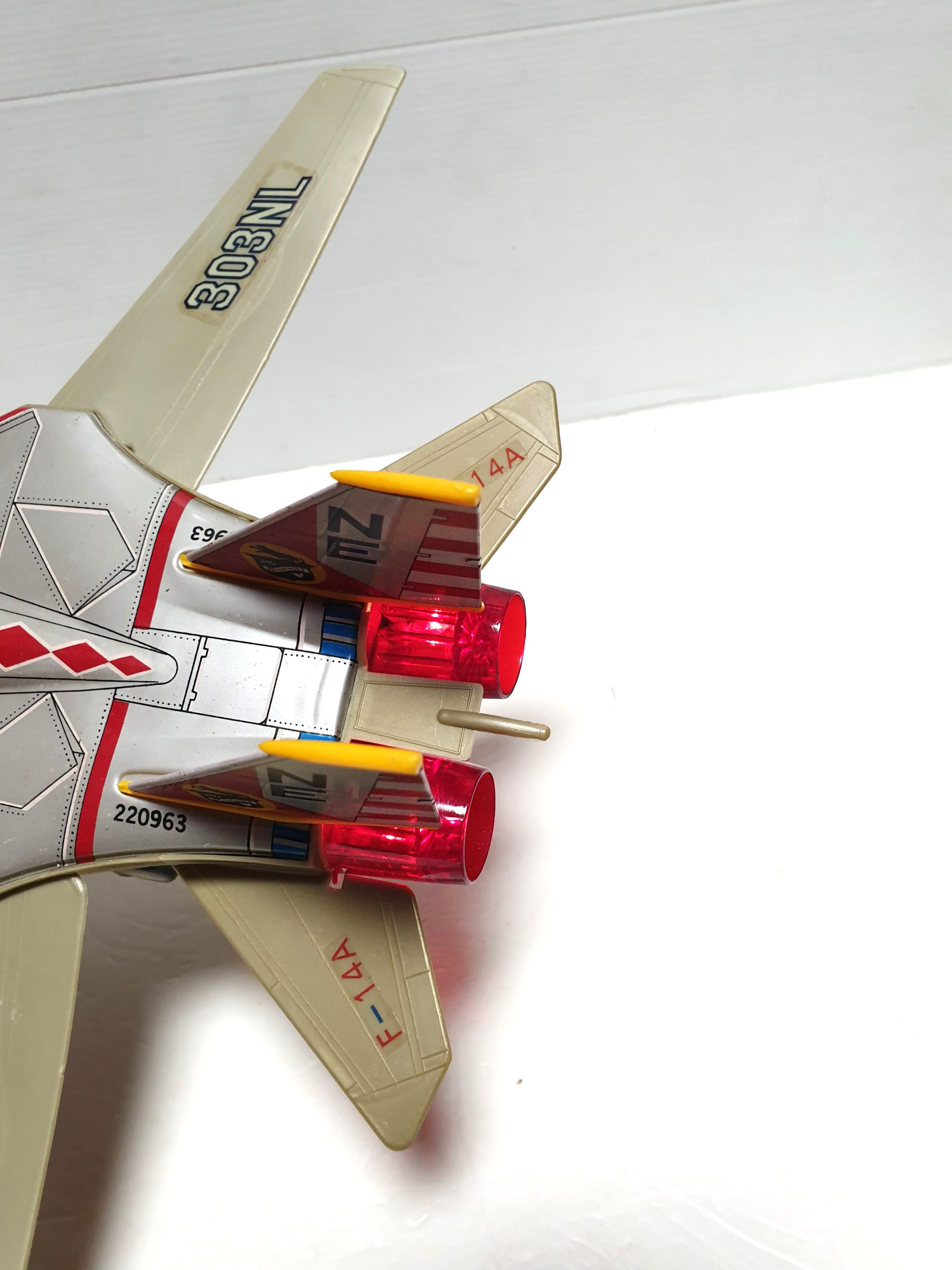 F14 TOMCAT BATTERY OPERATED TIN TOY PLANE, Hobbies & Toys, Toys & Games ...