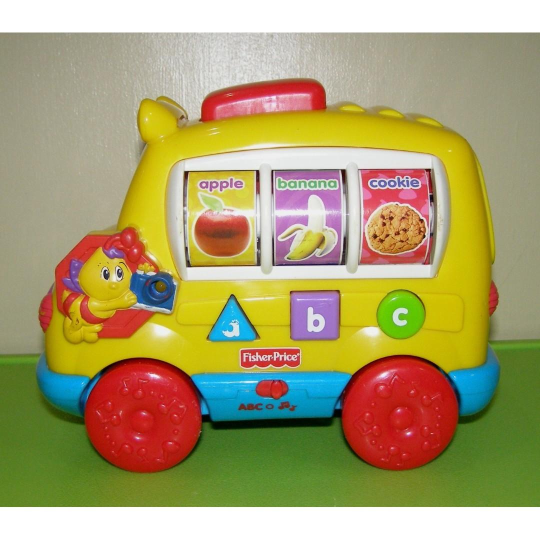 FISHER-PRICE Turn ‘n Learn Bus, Hobbies & Toys, Toys & Games on Carousell