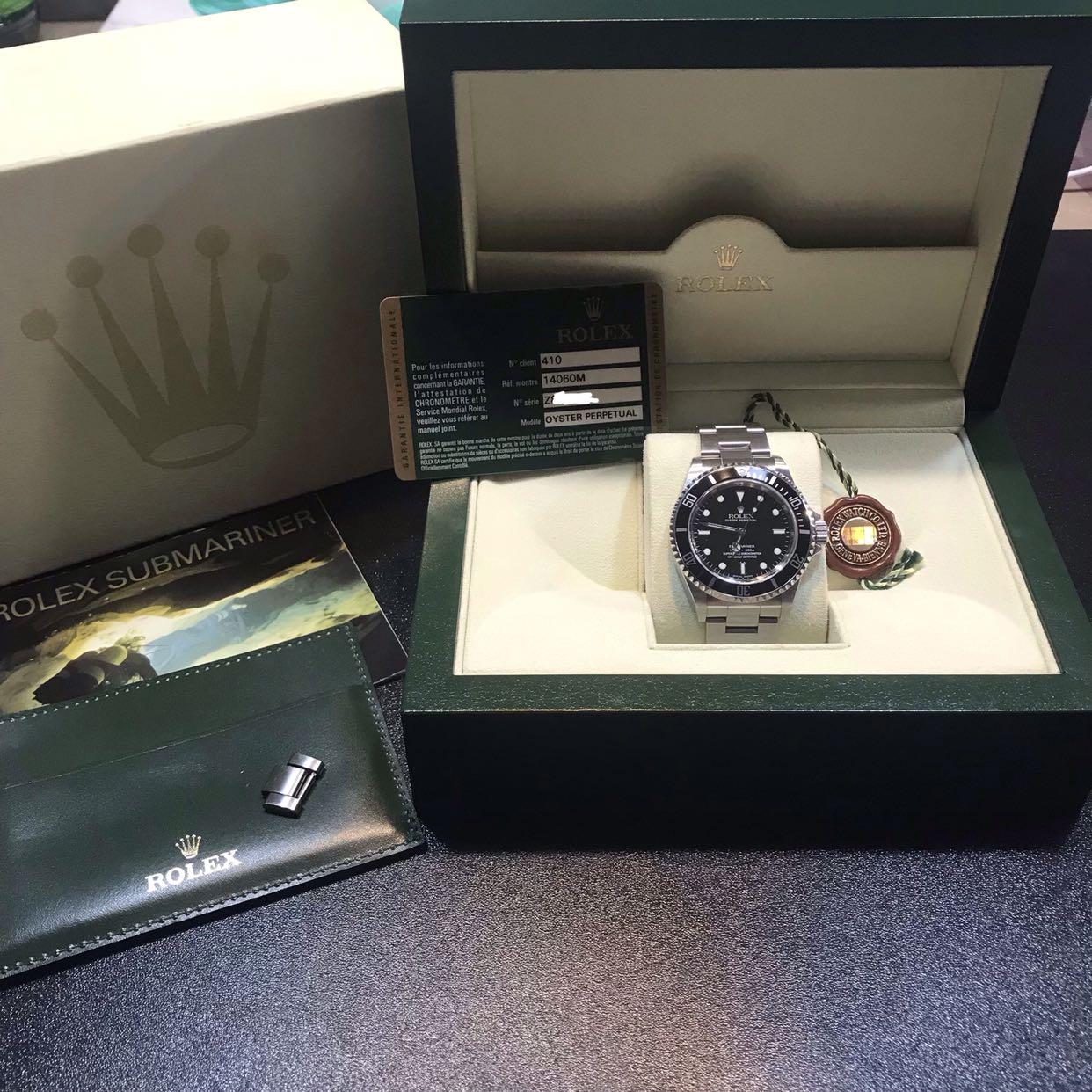 [Full Set] Rolex Submariner 14060M 4 Liner Rehaut, Mobile Phones ...