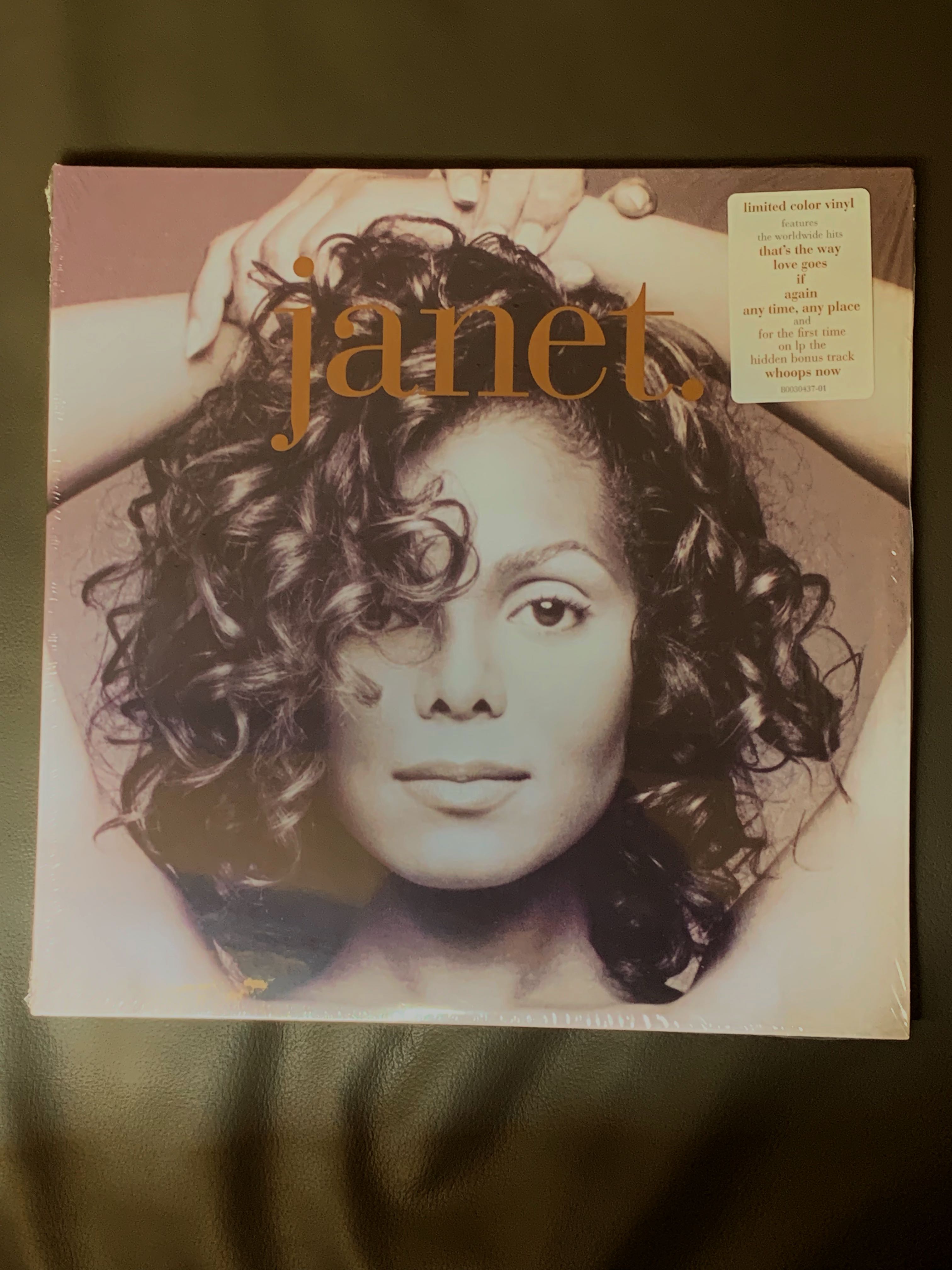 ‘Janet’ - Limited edition clear vinyl (album) by Janet Janet, Hobbies & Toys, Music & Media ...