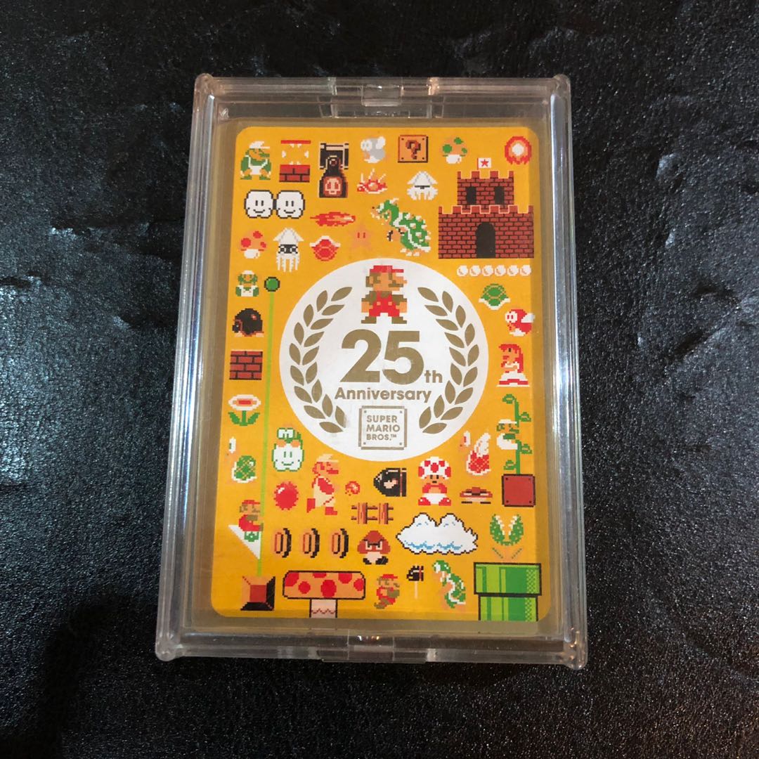 Nintendo Super Mario 25th Anniversary v2 Plastic Trump Card Set ...