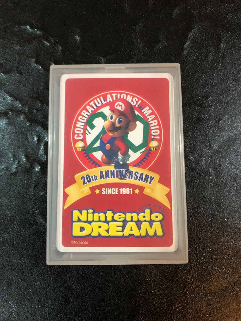 Nintendo Super Mario Dream 20th Anniversary Trump Card, Hobbies & Toys ...