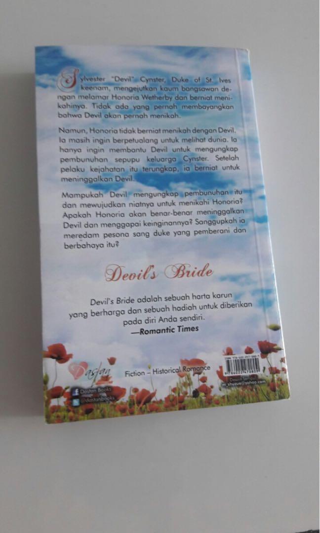NOVEL TERJEMAHAN - Devil's Bride // Stephanie Laurens, Buku & Alat ...