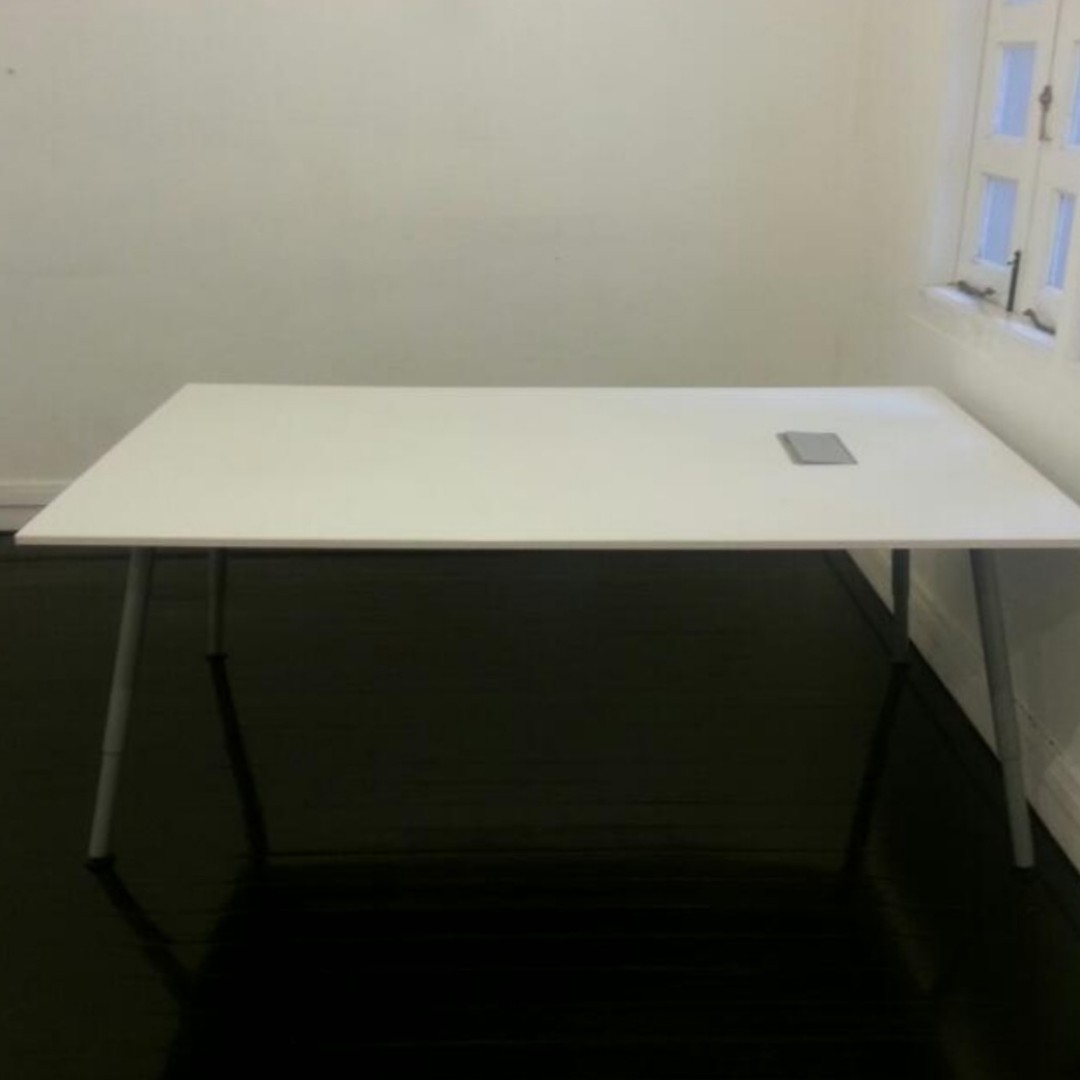 Office Table (fit 4 people) 2m x 1.3m, Furniture & Home Living ...