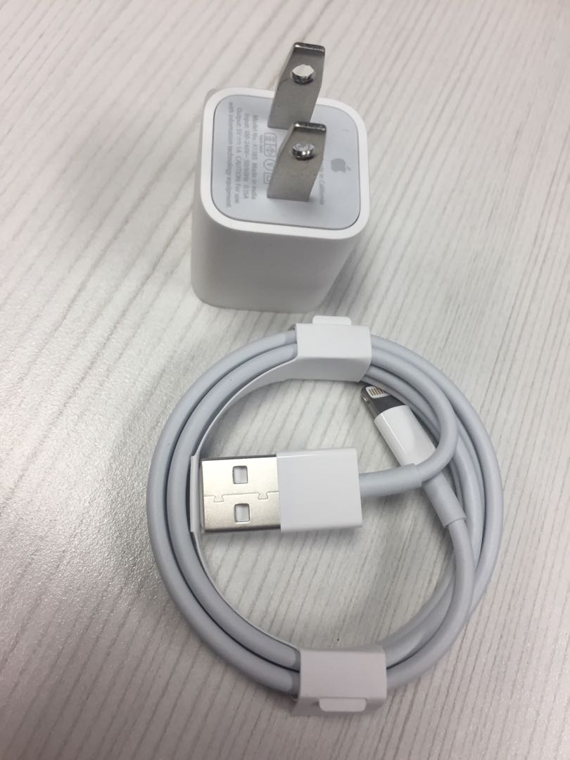 Original and Brand New Apple Charger (cable with adapter), Mobile ...