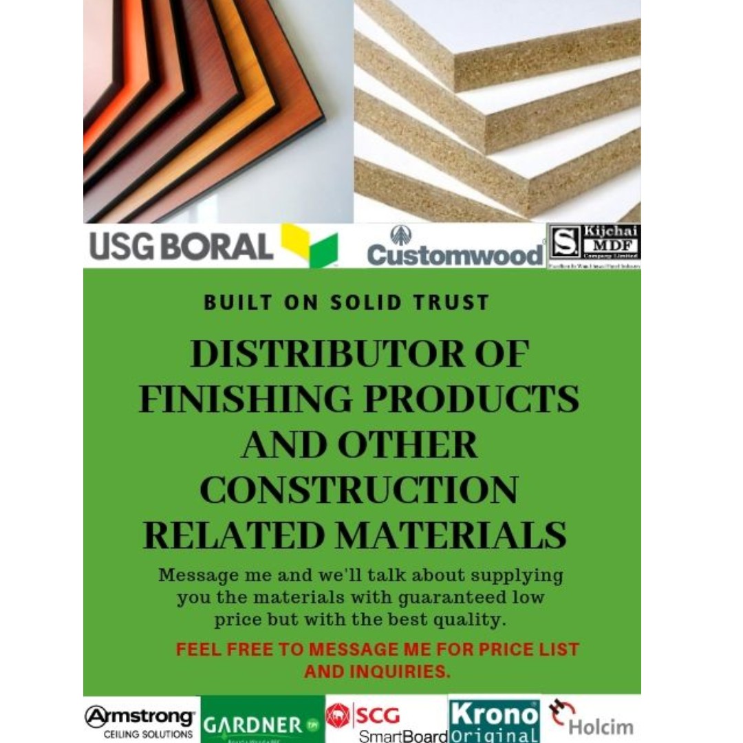 Phenolic, Gypsum, Acoustic, Particle, MDF, Plyboard, Ficem Board, GI ...