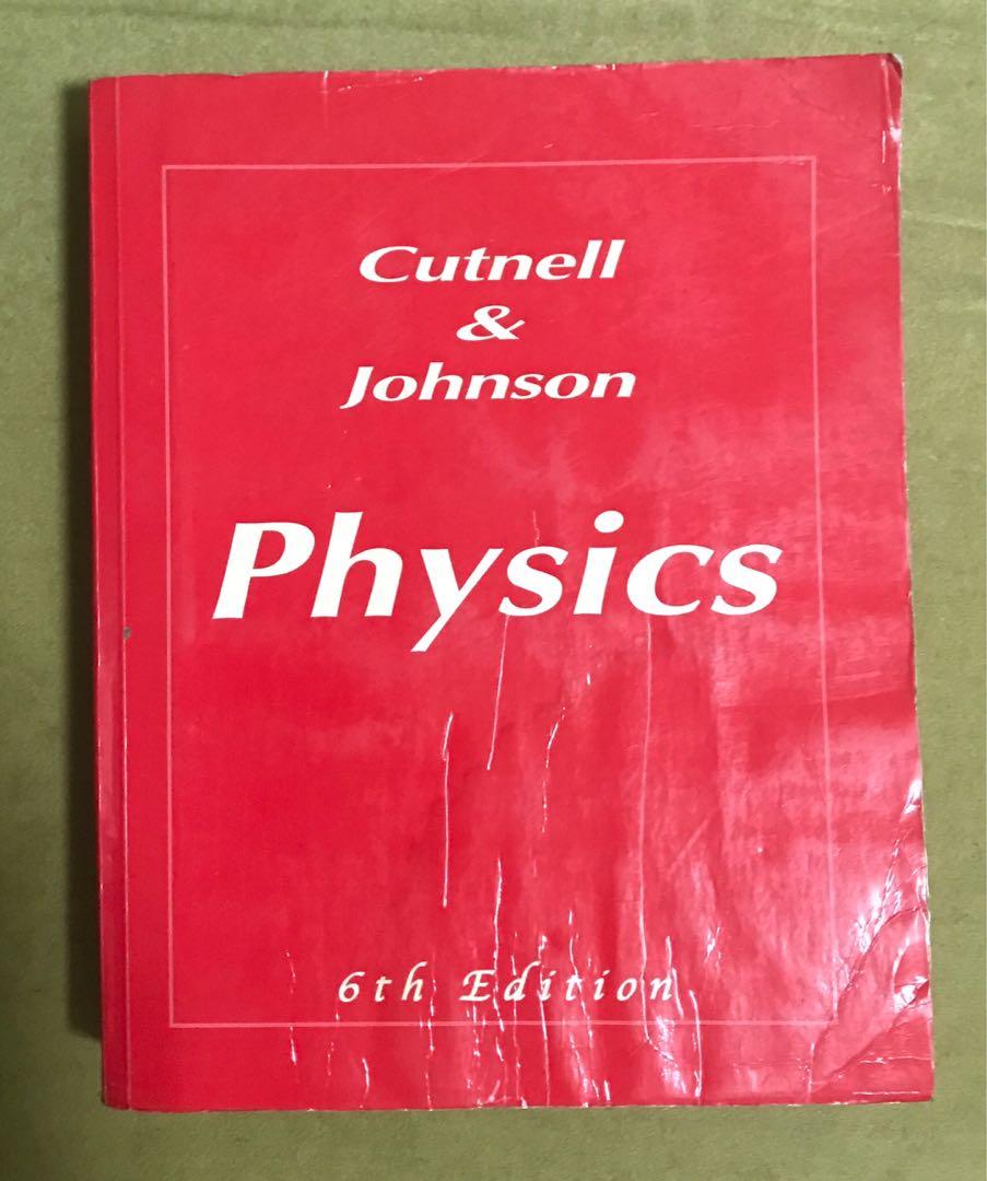 Physics Cutnell and Johnson 6th edition, Hobbies & Toys, Books & Magazines, Textbooks on Carousell