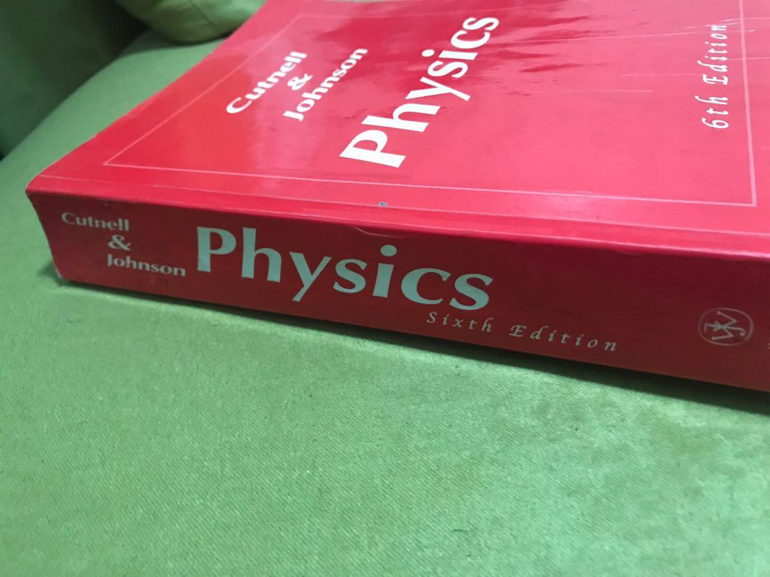 Physics Cutnell and Johnson 6th edition, Hobbies & Toys, Books ...