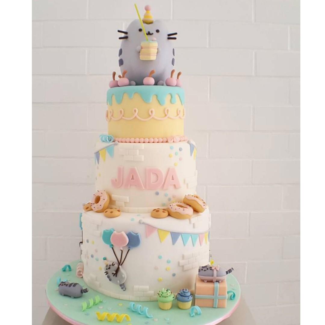 PUSHEEN Themed Birthday Party (Party Supplies) - Printables ...