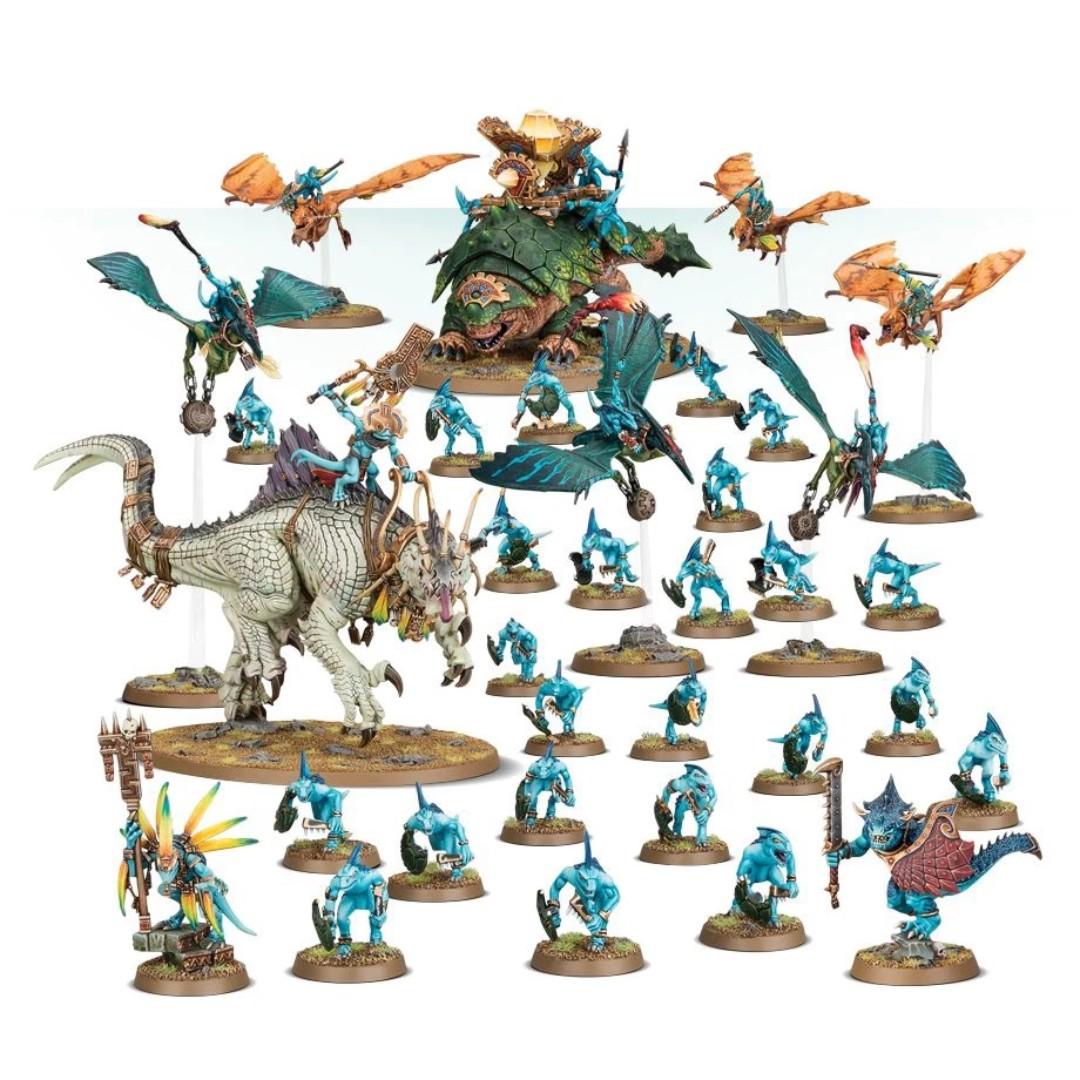 Seraphon (Skinks) Battleforce 2018 Warhammer Age of Sigmar AoS, Hobbies ...