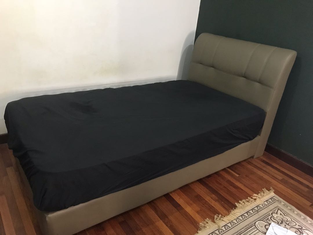 Super single bed frame, Furniture & Home Living, Furniture, Bed Frames ...