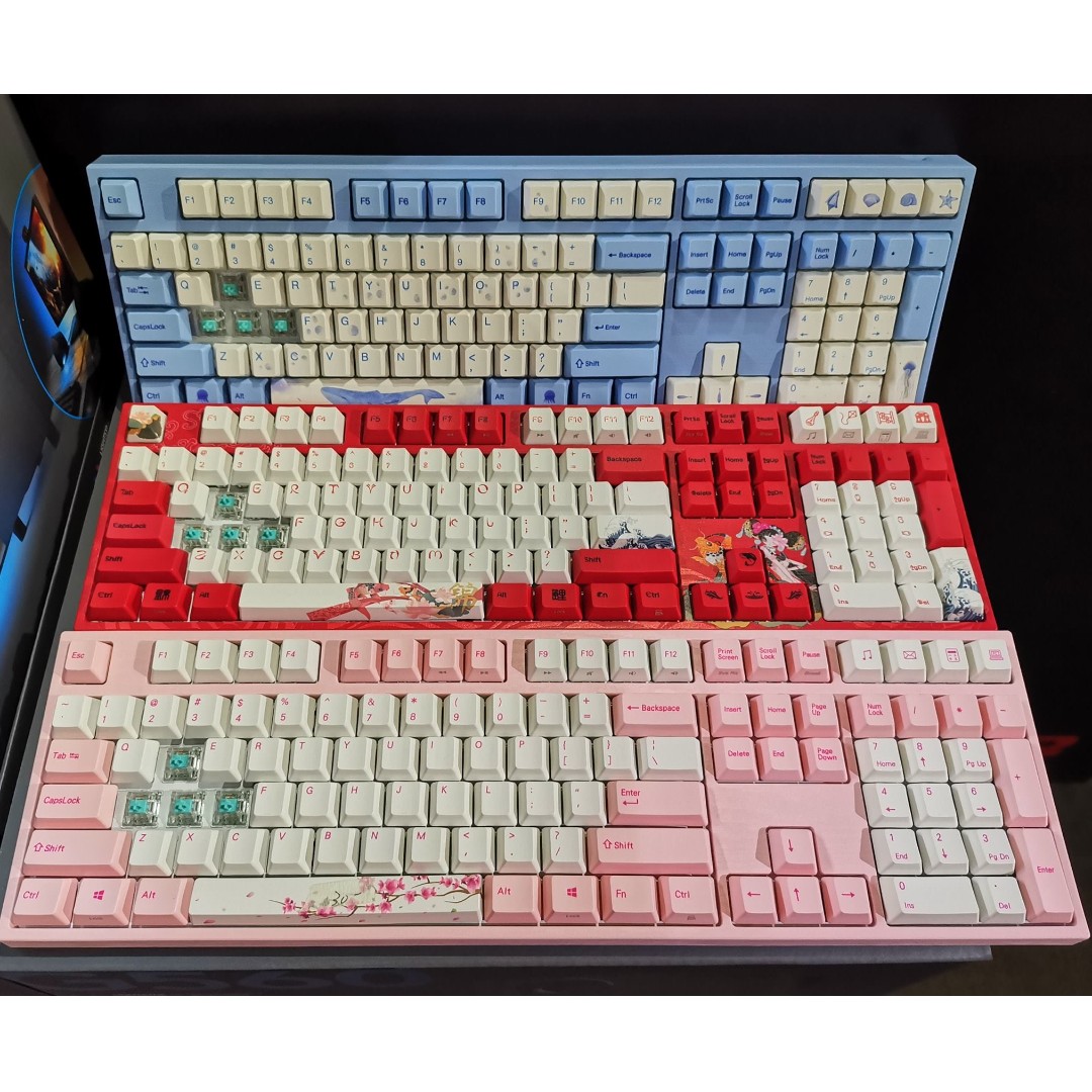 Varmilo VA108M Full Size in Tealios v2 switches [Tiffany Blue Tealios ...