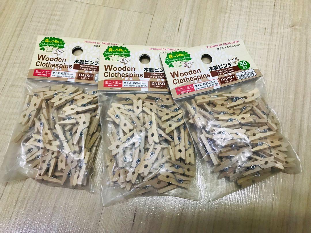 Wooden Pinch, Hobbies & Toys, Stationery & Craft, Craft Supplies ...