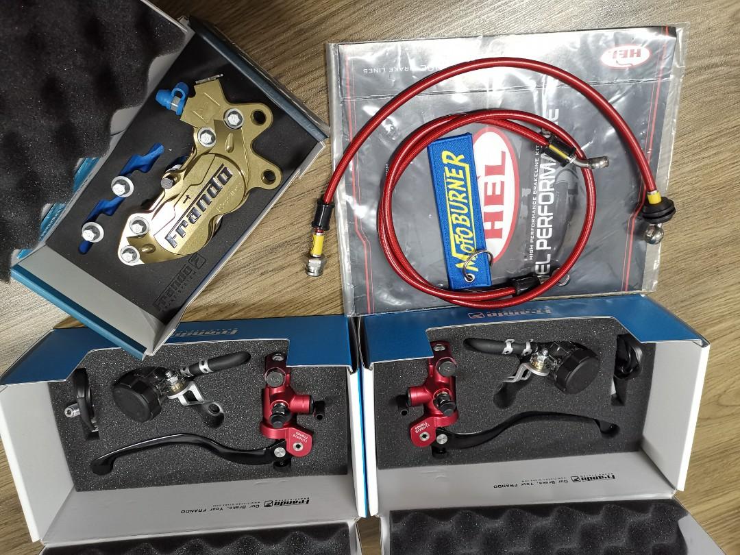 Yamaha Aerox brake upgrade set, Motorcycles, Motorcycle Accessories on ...