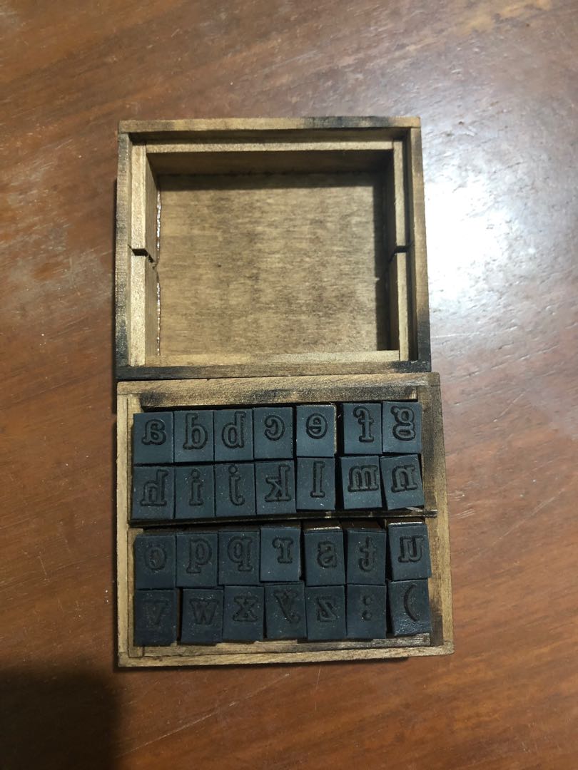 Alphabet Lower Case Stamp, Hobbies & Toys, Stationary & Craft, Craft ...