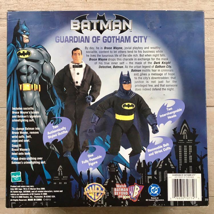 Batman & Bruce Wayne GUARDIAN OF GOTHAM CITY 8” inch scale Mego style 2 ...