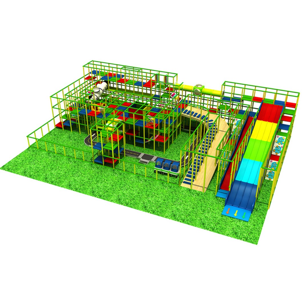 Castle Themed Customized Palm Tree Indoor Playground Indoor Playground ...