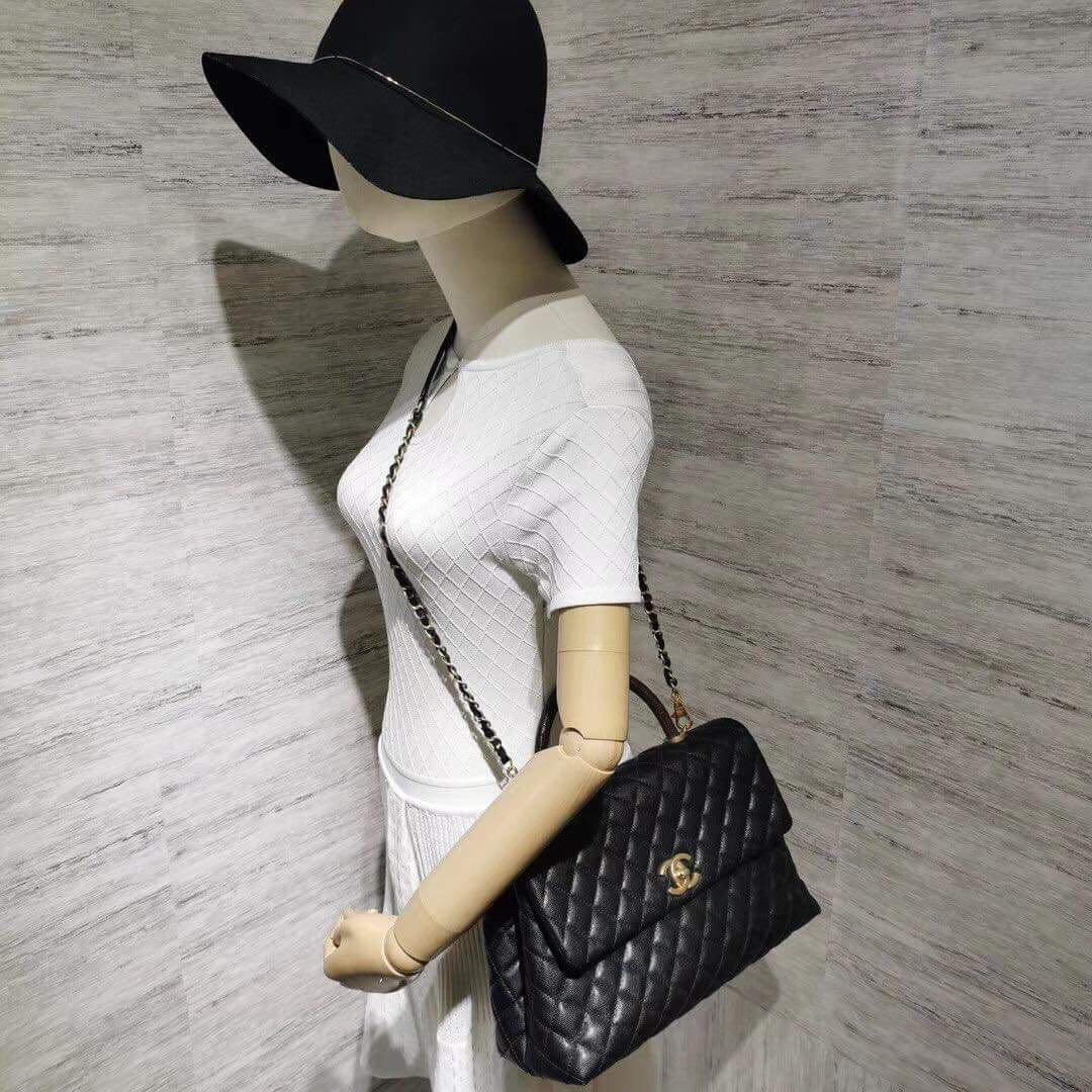 Chanel coco handle Large size, Luxury, Bags & Wallets on Carousell
