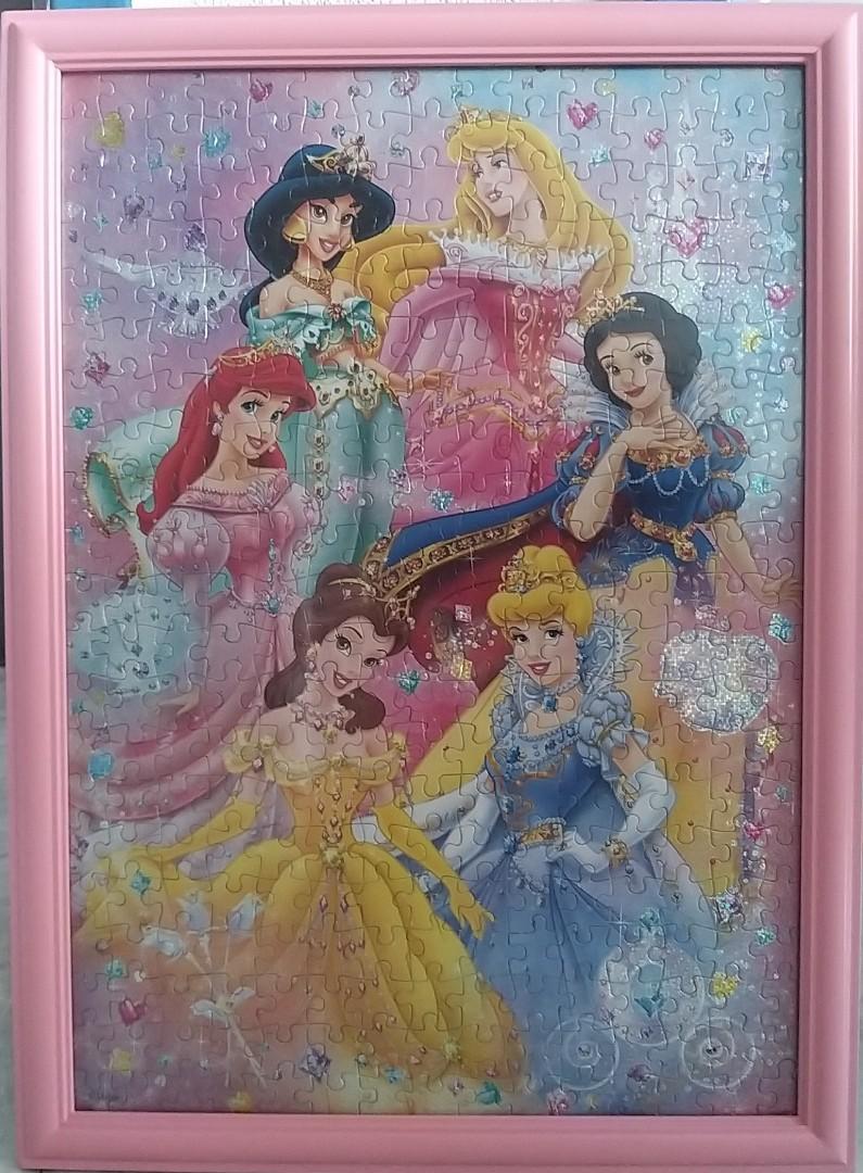Disney Princesses Jigsaw Puzzle (completed and framed), Furniture ...