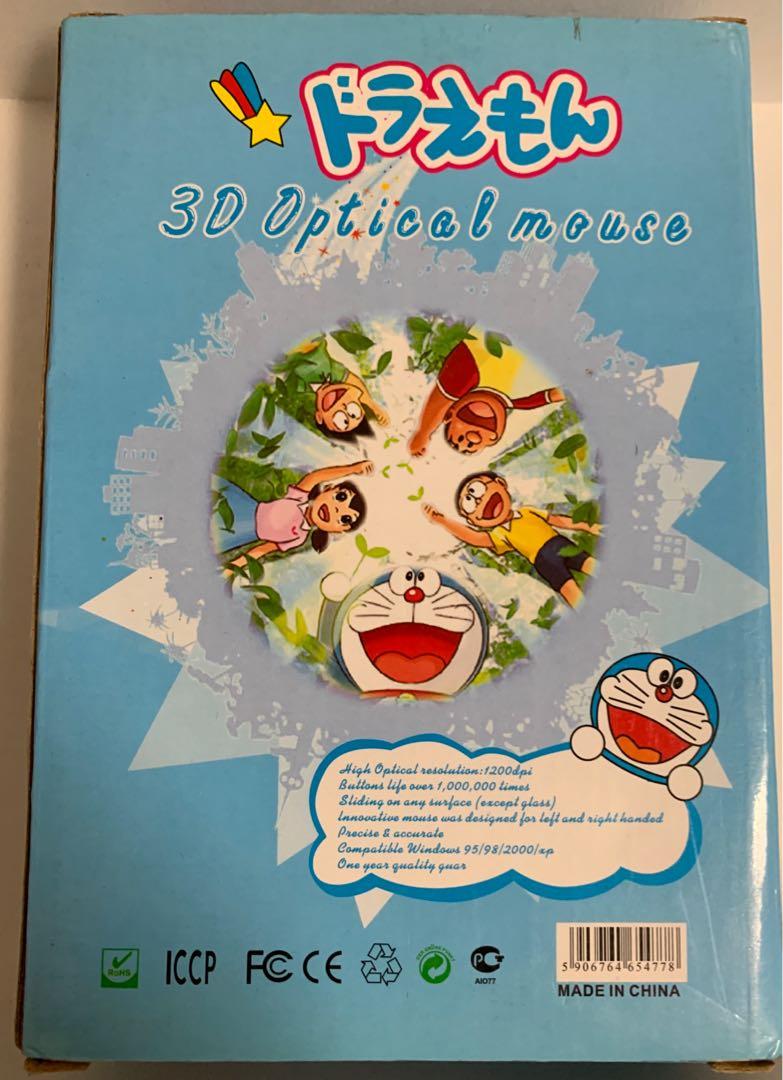 Doraemon 3D Optical Mouse, Computers & Tech, Parts & Accessories, Mouse ...