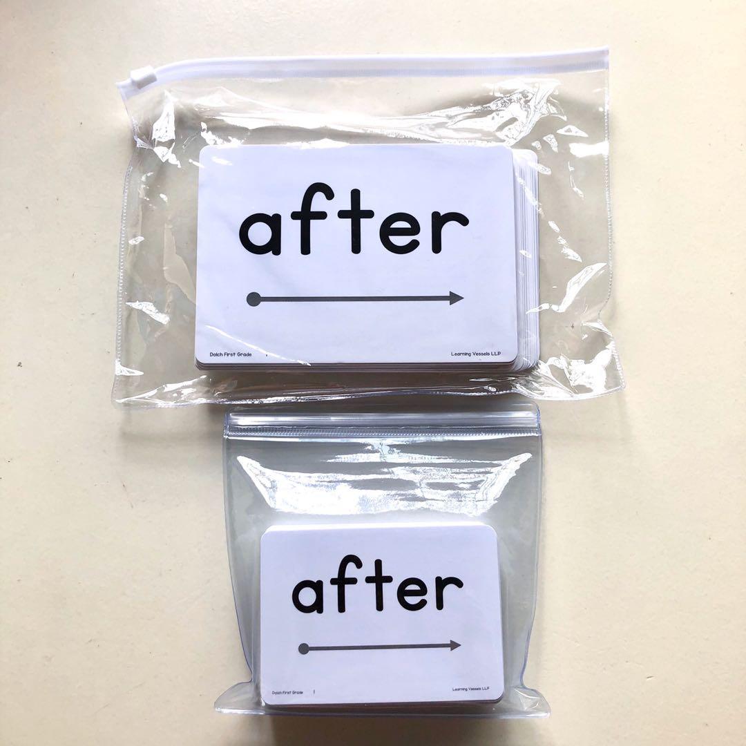 First Grade Flash Cards, Hobbies & Toys, Books & Magazines, Children's ...