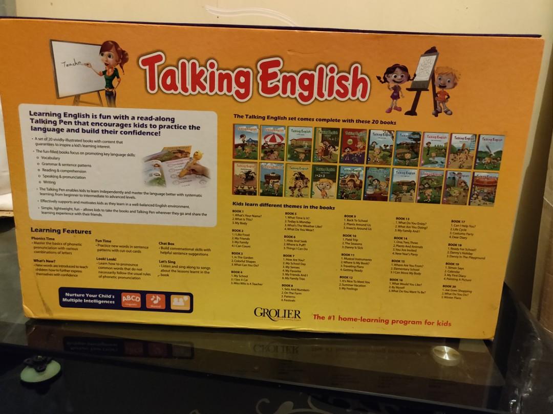Grolier talking english and fun thinkers, Hobbies & Toys, Books ...