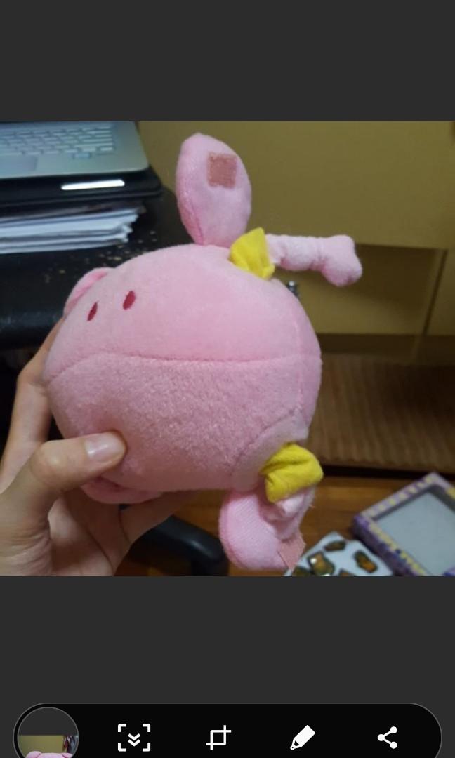 Gundam Haro Plushie pink cute stuffed soft toy, Hobbies & Toys ...