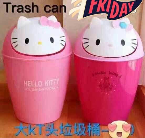 Hello kitty trash can, Women's Fashion, Watches & Accessories, Other ...