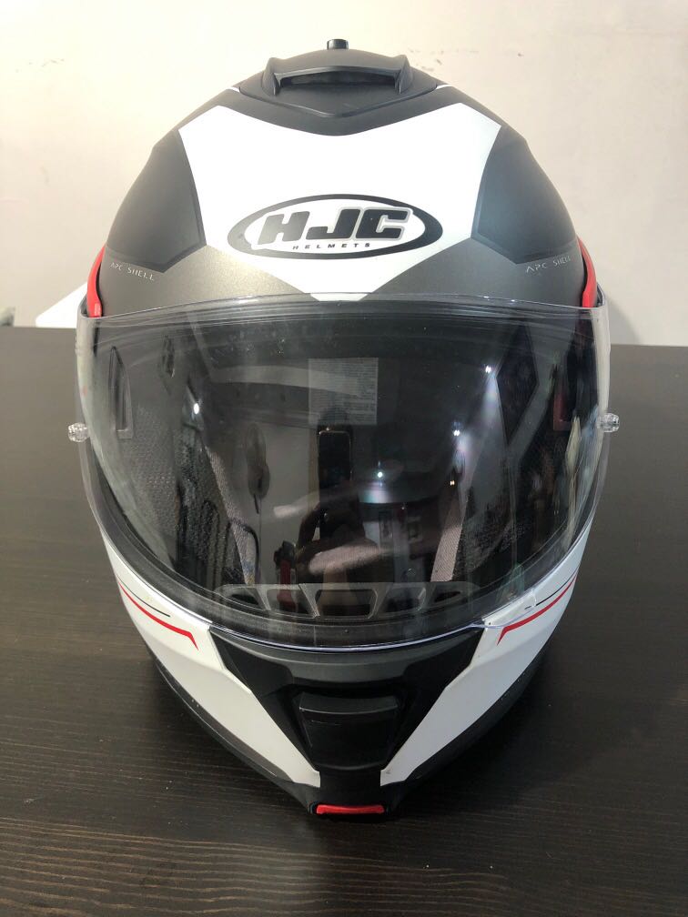 HJC Modular Helmet, Motorcycles, Motorcycle Accessories on Carousell