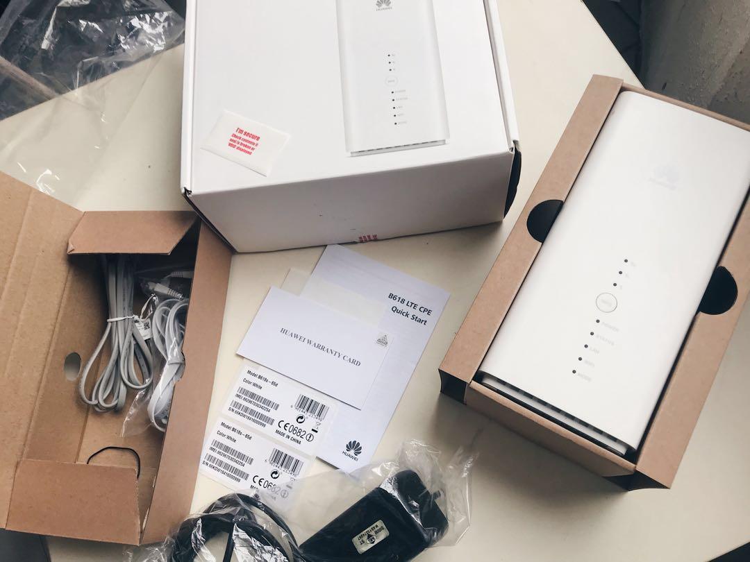 Huawei Modem B618-65D (best sim router ever), Computers & Tech, Parts ...