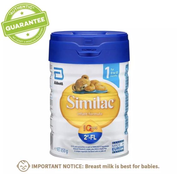 Similac 2'-FL Infant Formula Stage 1 (850g), Babies & Kids, Nursing ...