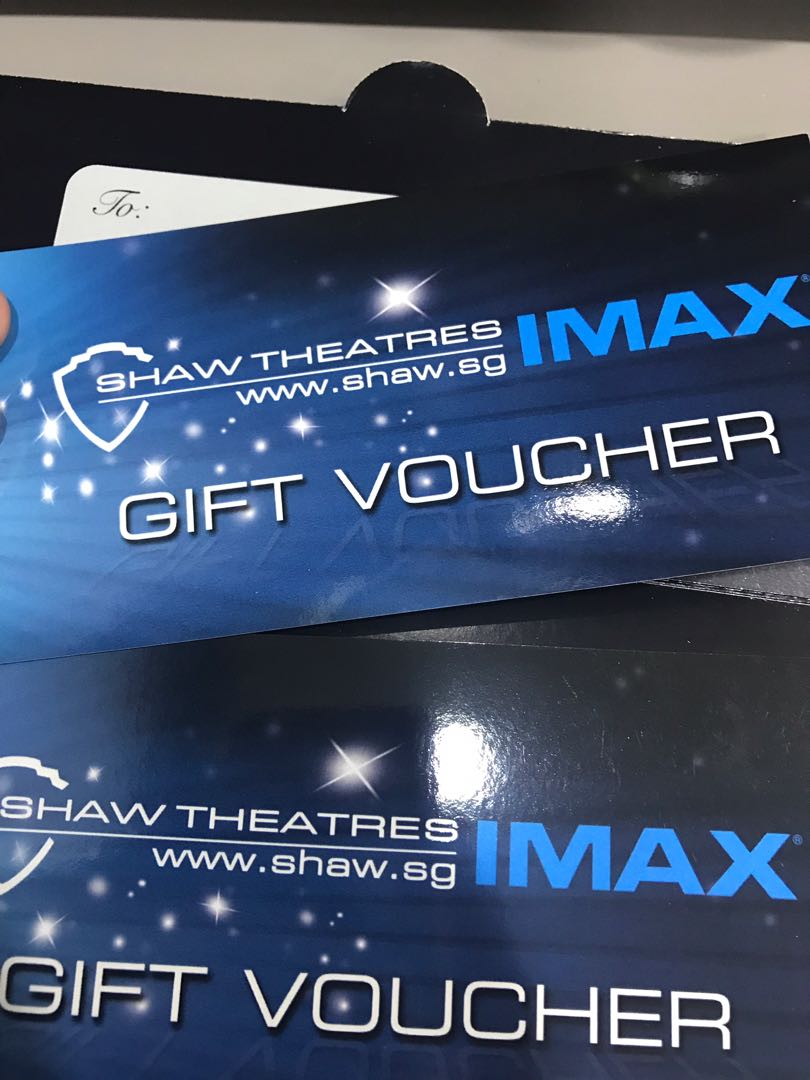 IMAX Gift Voucher (A Pair), Tickets & Vouchers, Vouchers on Carousell