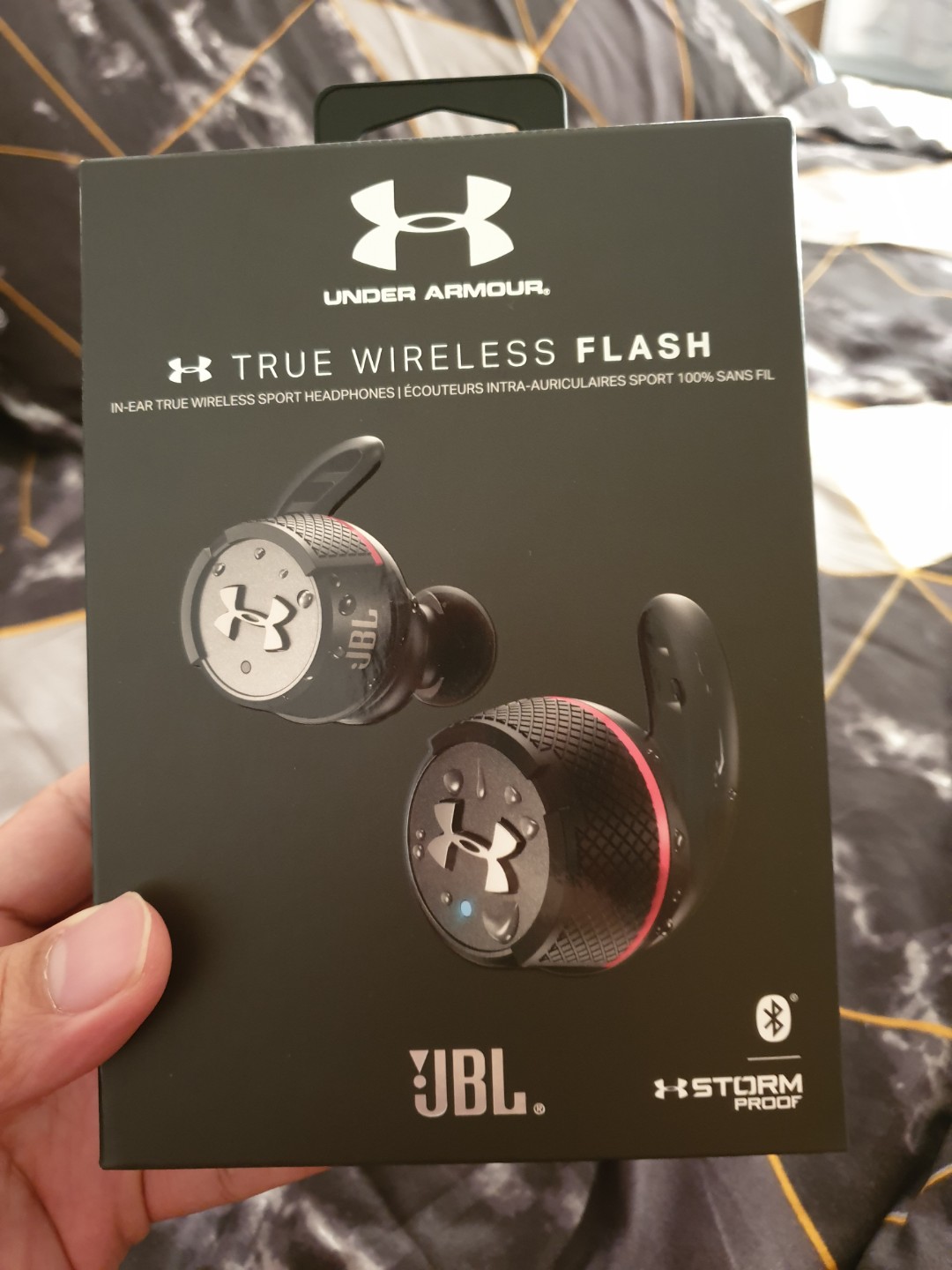 Jbl under armour true wireless flash headset, Audio, Earphones on Carousell