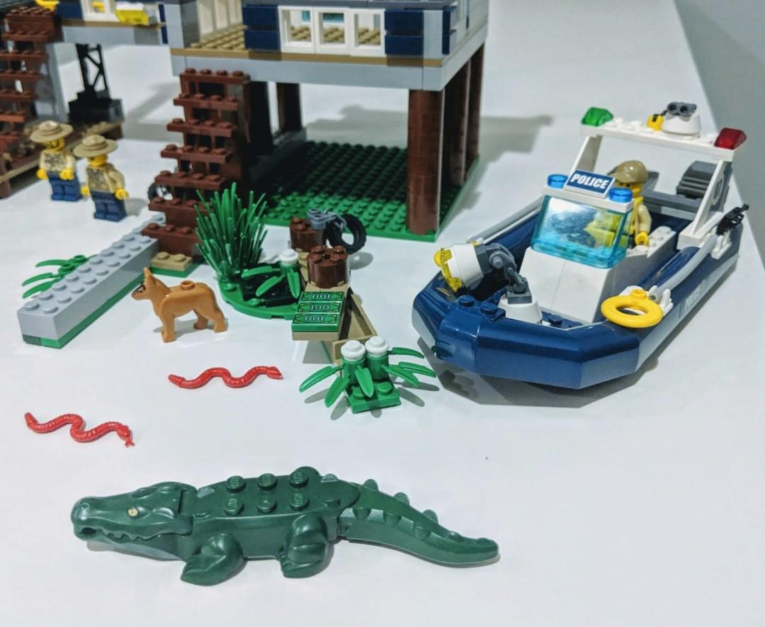 Lego city police swamp set, Toys & Games, Bricks & Figurines on Carousell