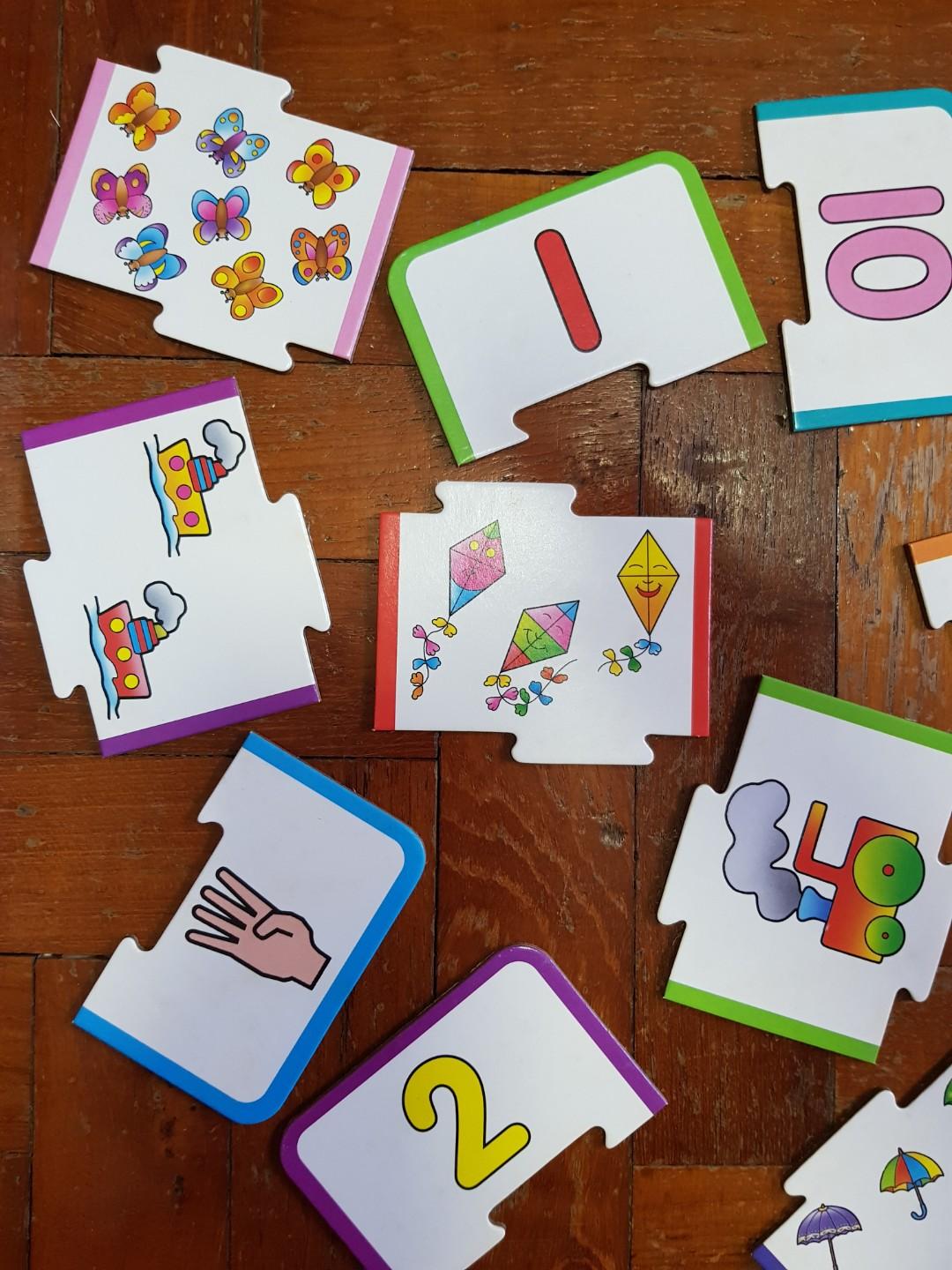 Let's Count 3-piece puzzles to teach counting, Hobbies & Toys, Toys ...