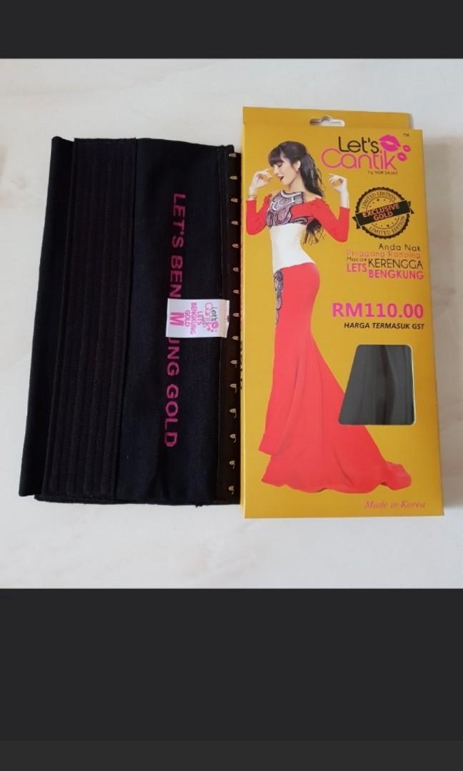 Nur Sajat Gold Edition Corset Bengkung, Women's Fashion, Dresses & Sets ...