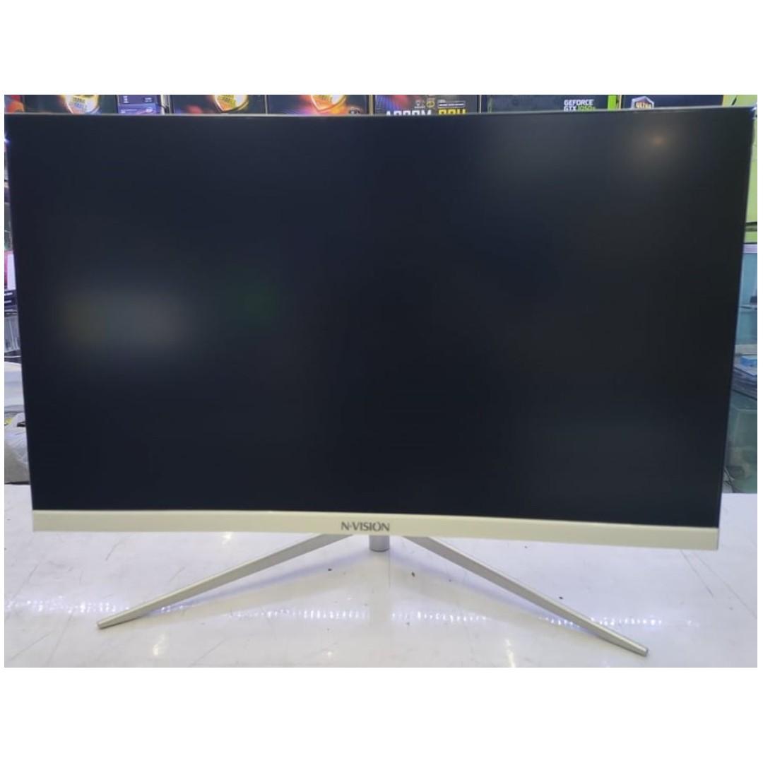 NVISION IN27C18 27 inches 75Hz Curve Monitor White, Computers & Tech ...