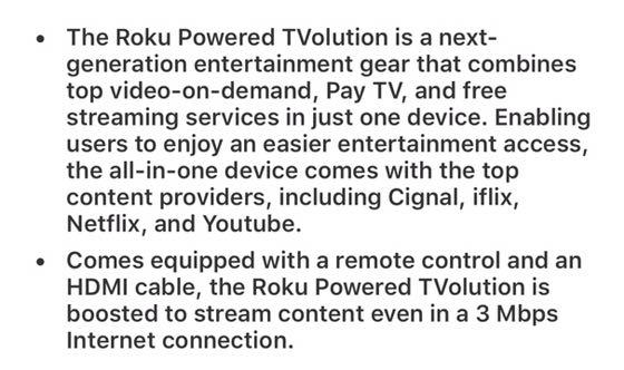 PLDT TVolution by Roku, TV & Home Appliances, TV & Entertainment, Media ...