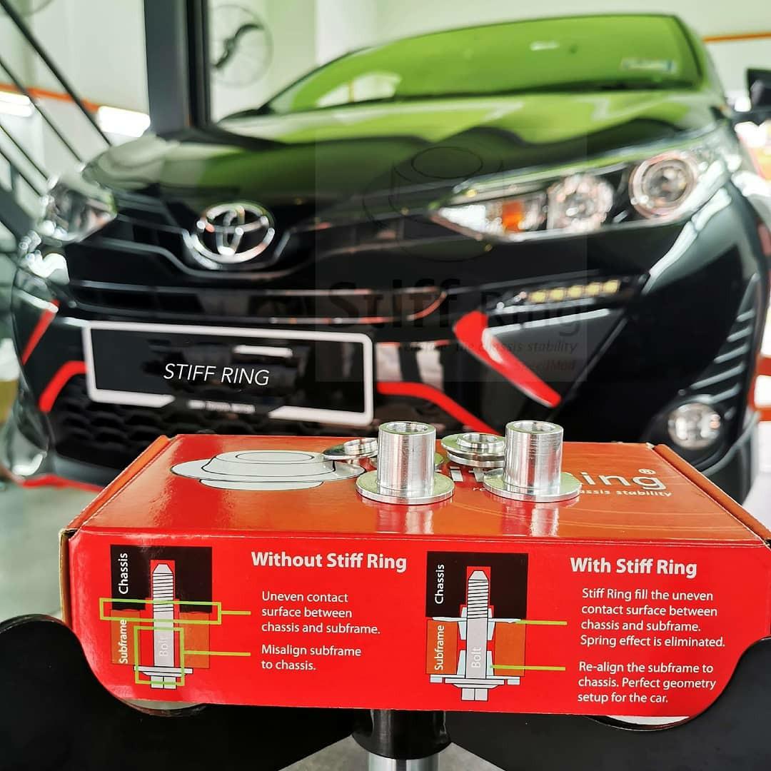 STIFF RING New Toyota Vios Yaris NCP151/150 subframe fine tuning kit ...