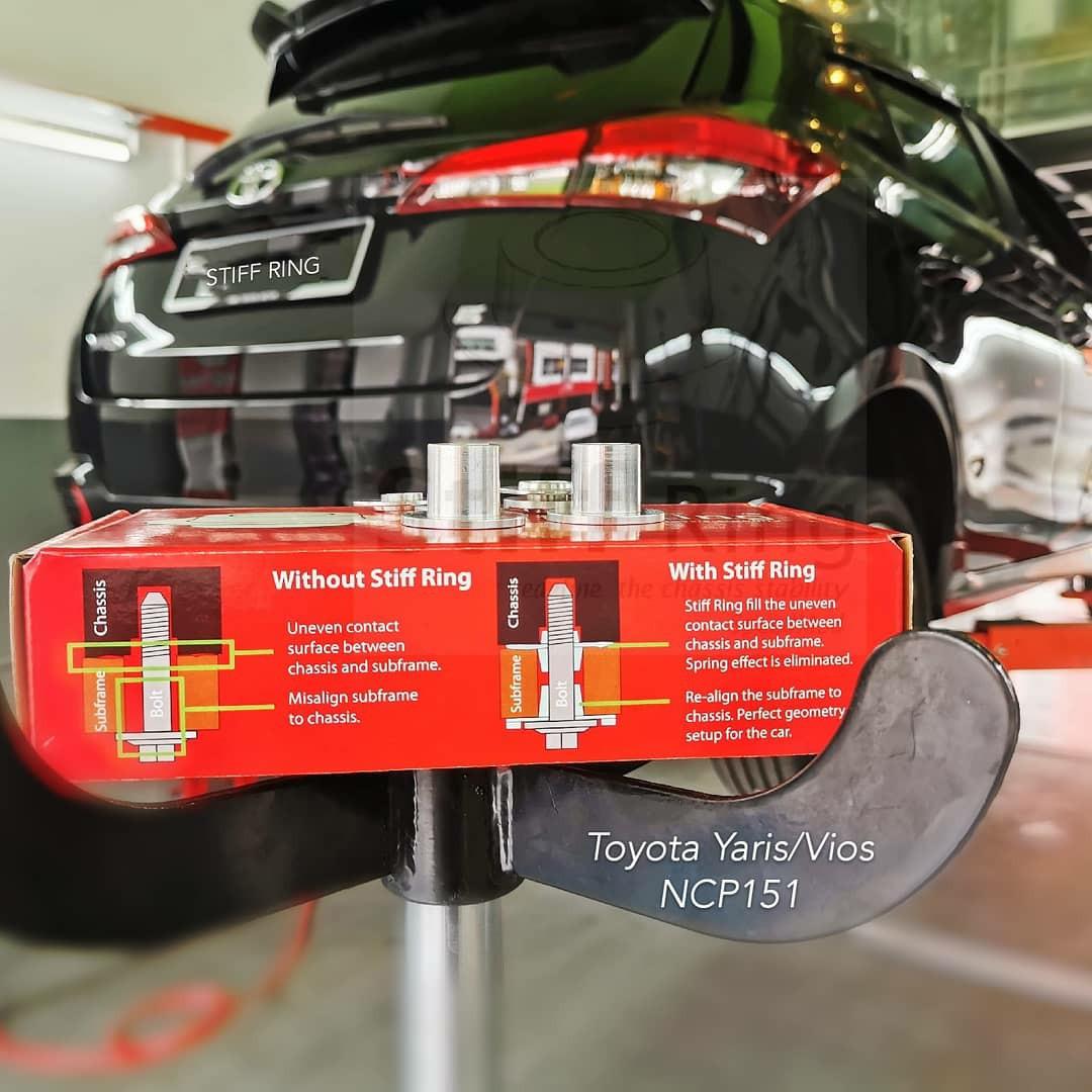 STIFF RING New Toyota Vios Yaris NCP151/150 subframe fine tuning kit ...