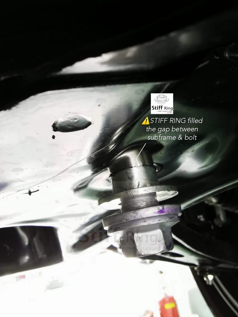 STIFF RING New Toyota Vios Yaris NCP151/150 subframe fine tuning kit ...