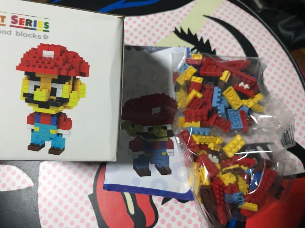Super mario Nano bricks figure, Hobbies & Toys, Toys & Games on Carousell