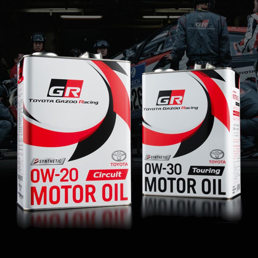 TOYOTA GAZOO Racing OW20 0W30 Motor Oil, Car Accessories, Accessories ...